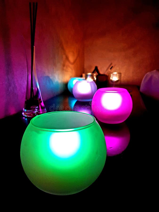 Relax stock photo. Image of candles, cosy, relax, coloured - 136641868