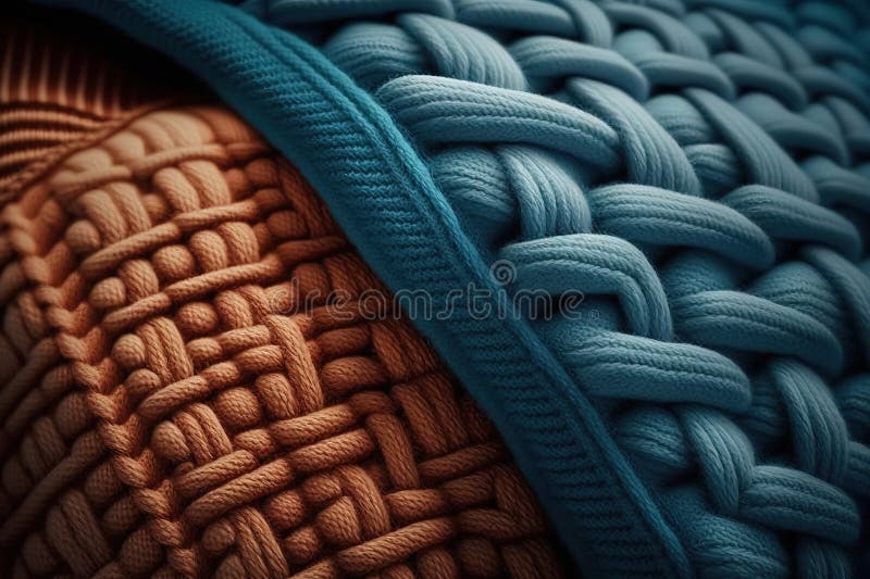 Cosy Knitted Background. Sweater Texture Generative Backdrop Stock ...