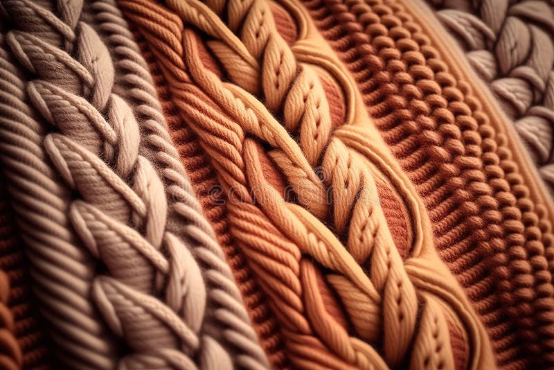 Cosy Knitted Background. Sweater Texture Generative Backdrop Stock ...