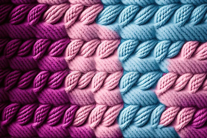 Cosy Knitted Background. Sweater Texture Generative Backdrop Stock ...