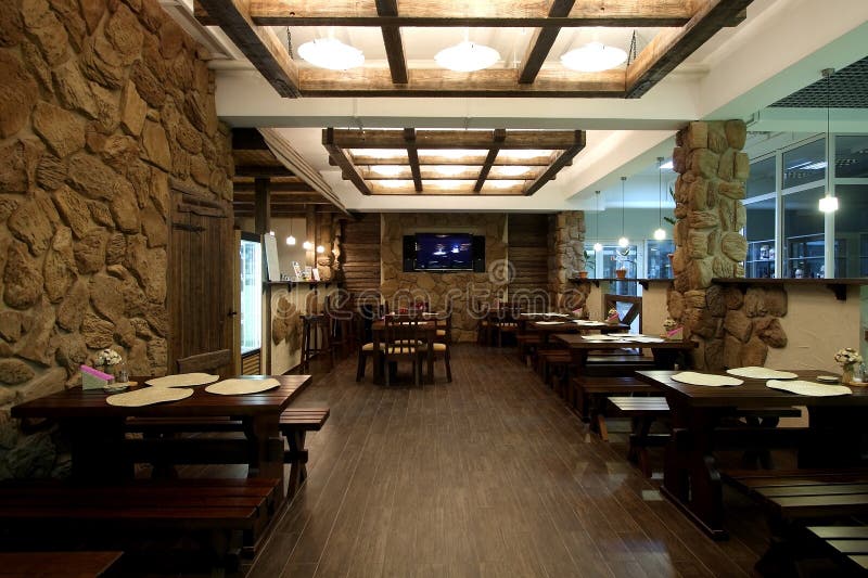 Cosy tables stock image. Image of comfortable, interior - 11215881