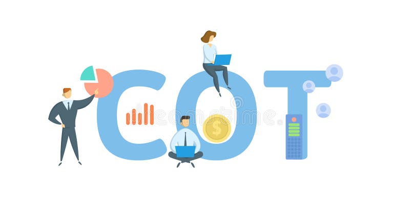 COT, Customer-Owned Tooling. Concept with Keyword, People and Icons ...