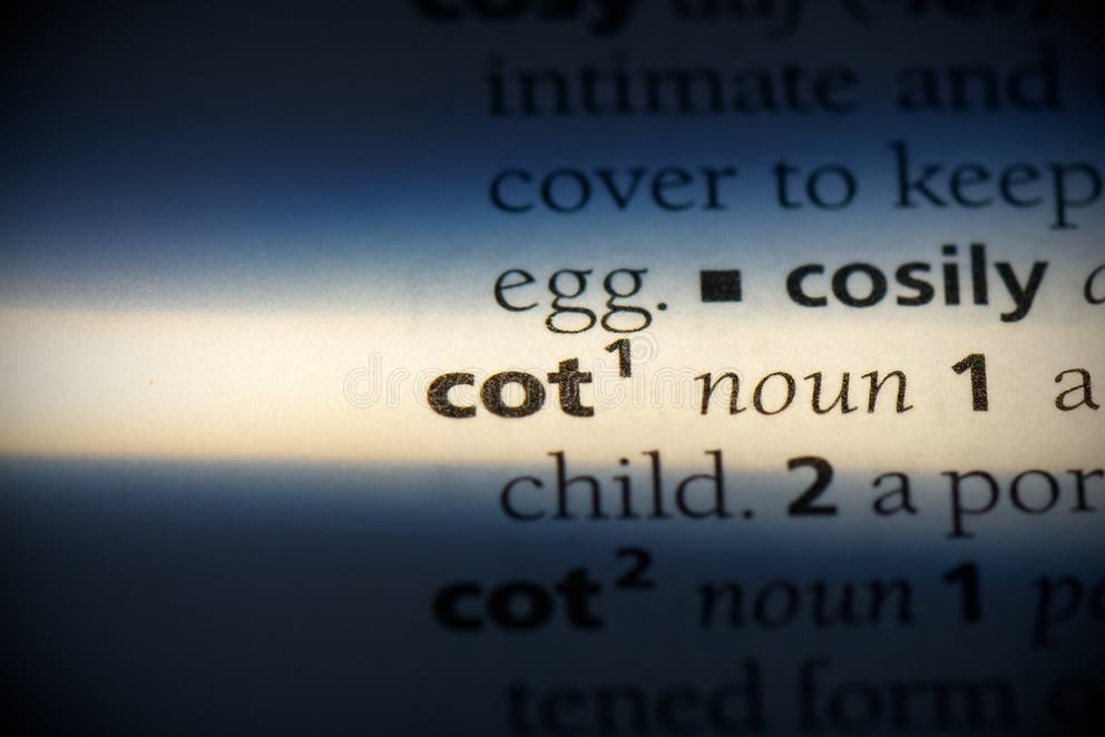 Cot stock photo. Image of writing, education, vocabulary - 161578022