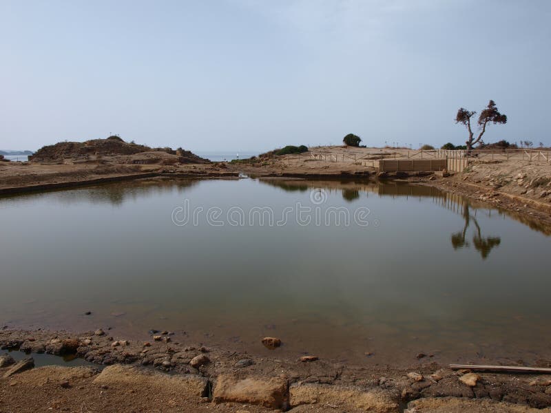 Cothon, Mozia, Sicily, Italy Stock Photo - Image of carthage, mozia ...