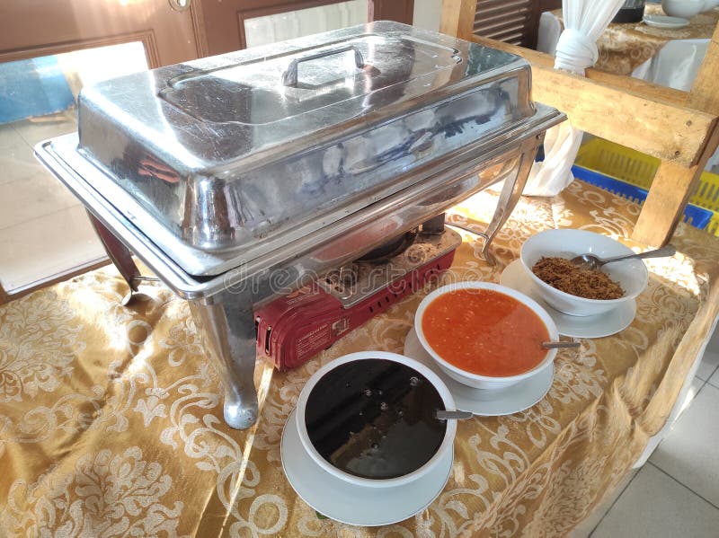 Coto Makassar Food on the Wedding Buffet Table Stock Photo - Image of ...