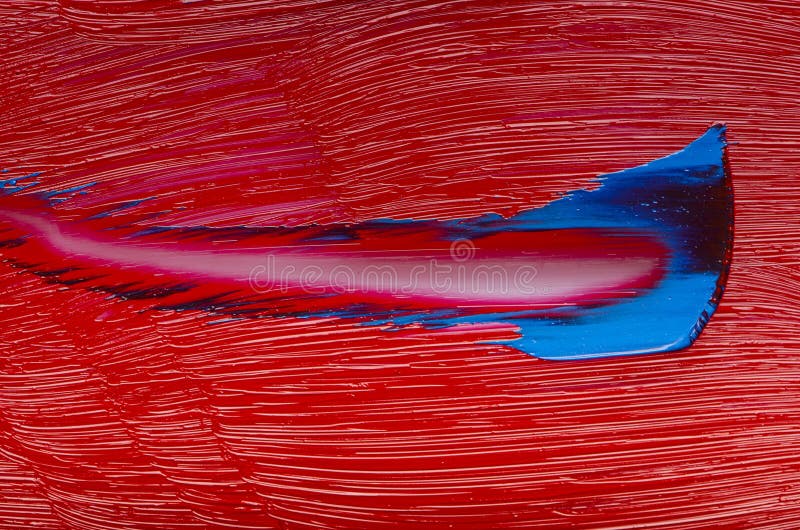 Cotonete Azul Vermelho Com Aquarela Imagem de Stock - Imagem de arte ...