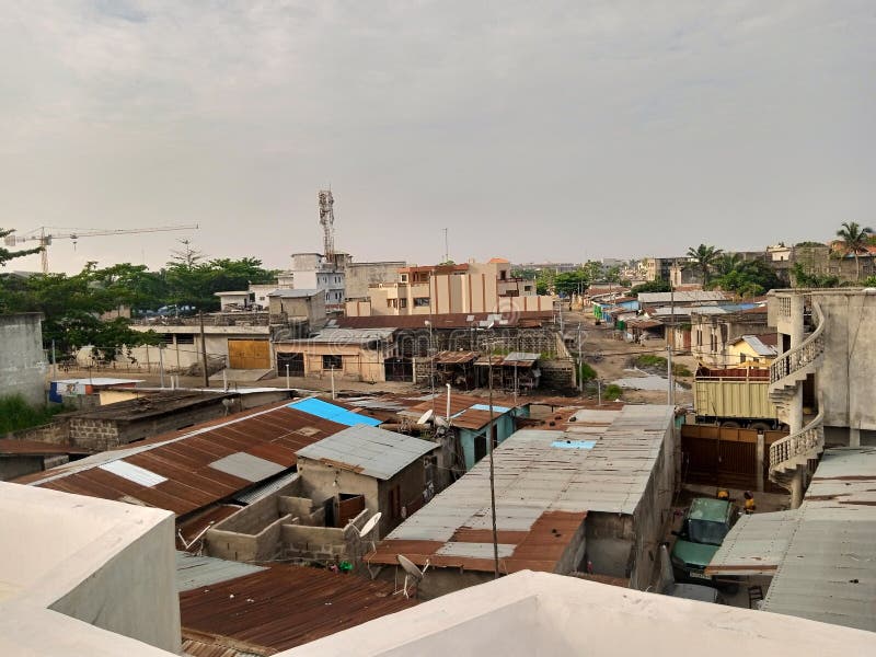 COTONOU BENIN Afrique City stock image. Image of suburb - 234182139