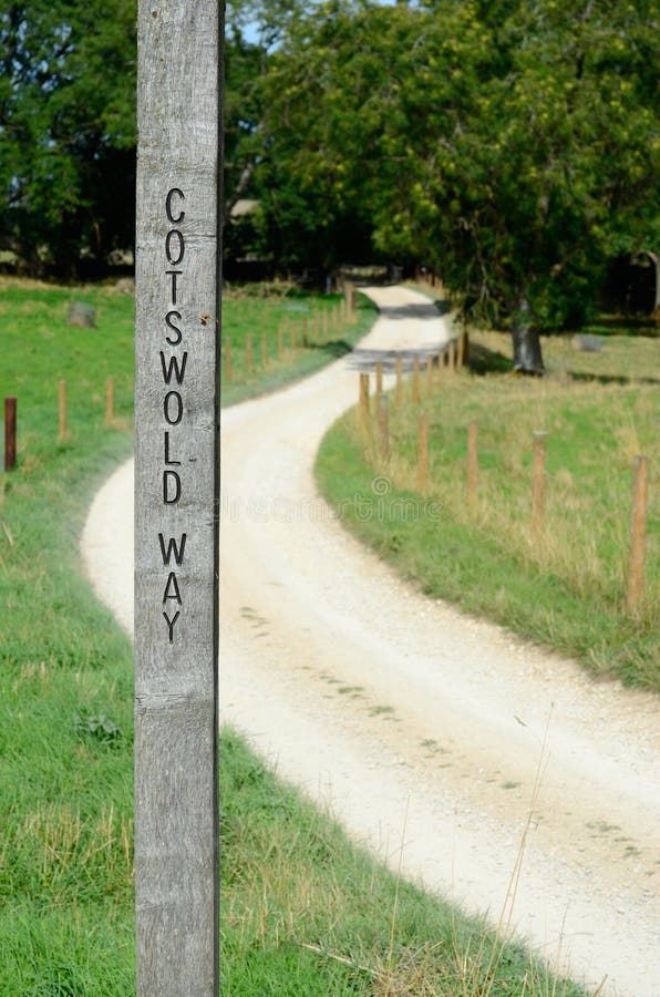 Cotswold Way footpath stock photo. Image of sign, england - 37990864