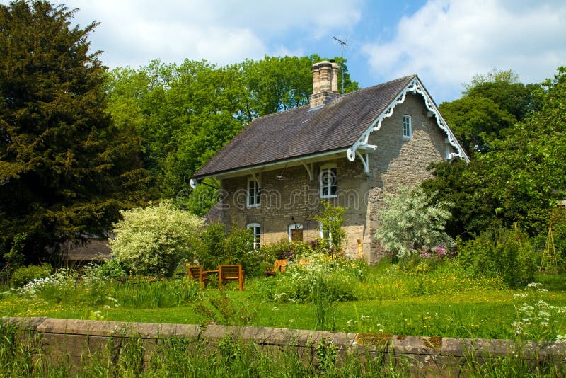 Row of medieval cottages stock image. Image of ancient - 986679