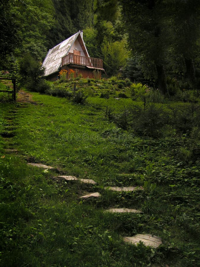Cottage stock image. Image of primitive, building, countryside - 1889037