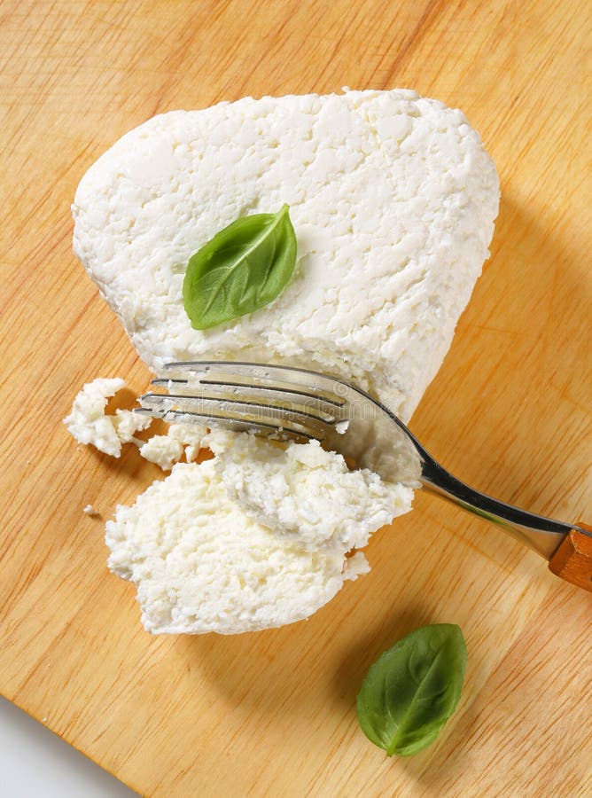 Cottage cheese stock image. Image of fork, cheese, healthy - 33269083