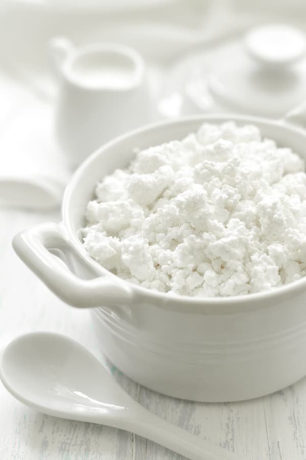 Cottage cheese stock image. Image of dieting, kitchen - 31040615