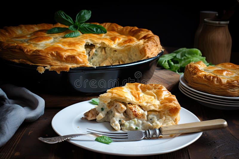 Cottage Cheese and Fried Chicken Pot Pie, with Flaky Crust and Creamy ...