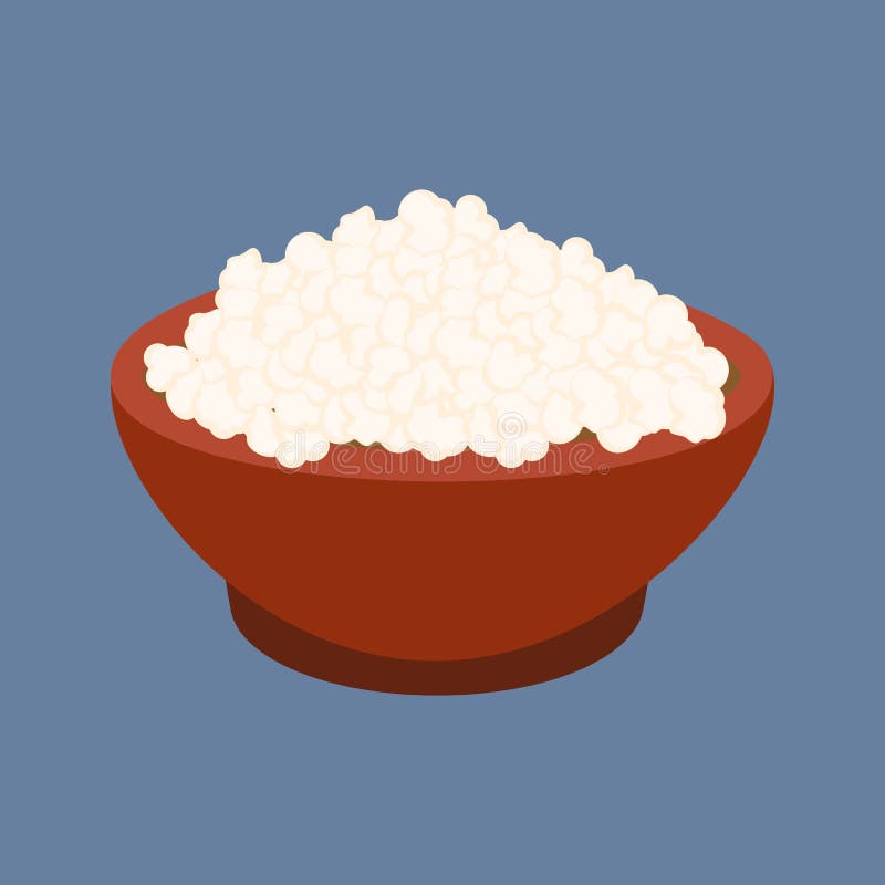 Cottage Cheese, Sour Cream And Handwritten Words. Stock Vector ...