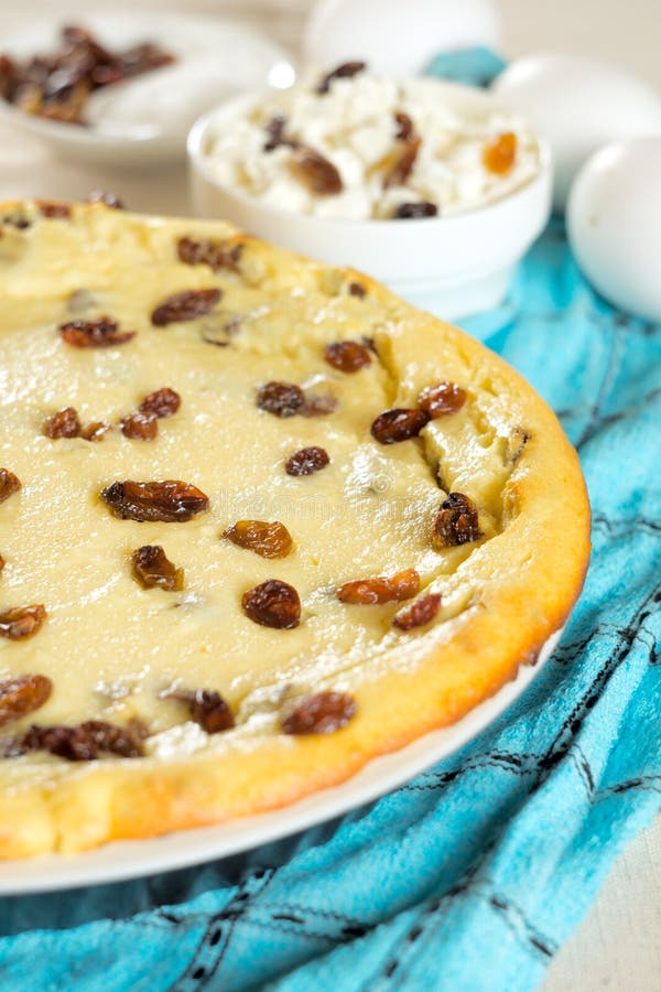 Cottage Cheese with Raisins Stock Image - Image of delicious, gourmet ...