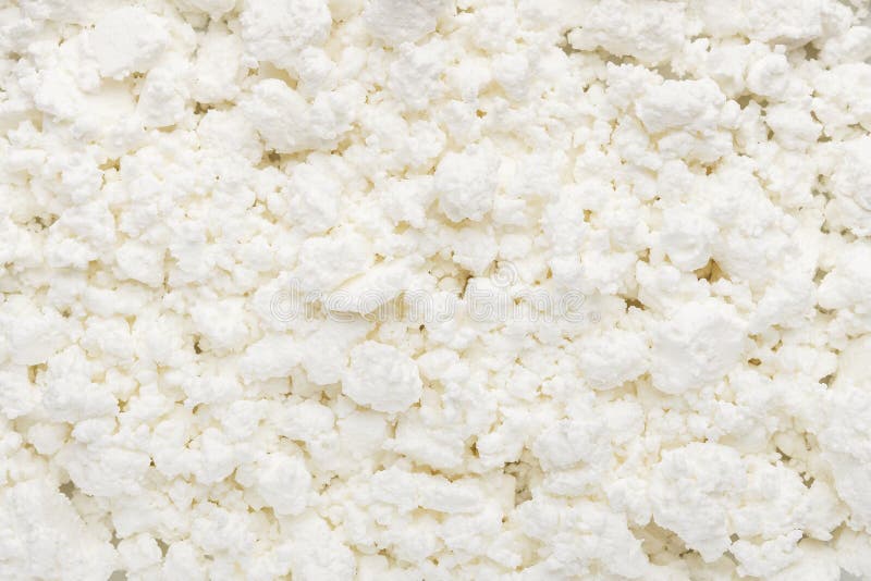 Cottage cheese top view stock image. Image of cream - 138637951