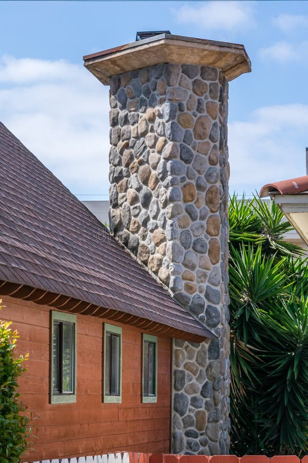 Cottage chimney stock image. Image of architecture, country - 74871983