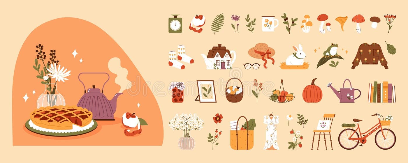 Cottage Core Stock Illustrations – 5,298 Cottage Core Stock ...