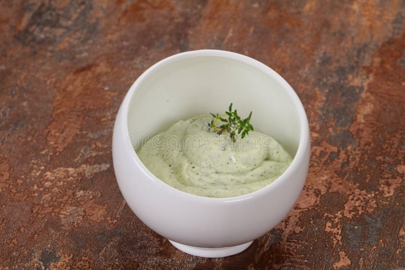Cottage Cream Snack with Herbs Stock Image - Image of delicious, cheese ...