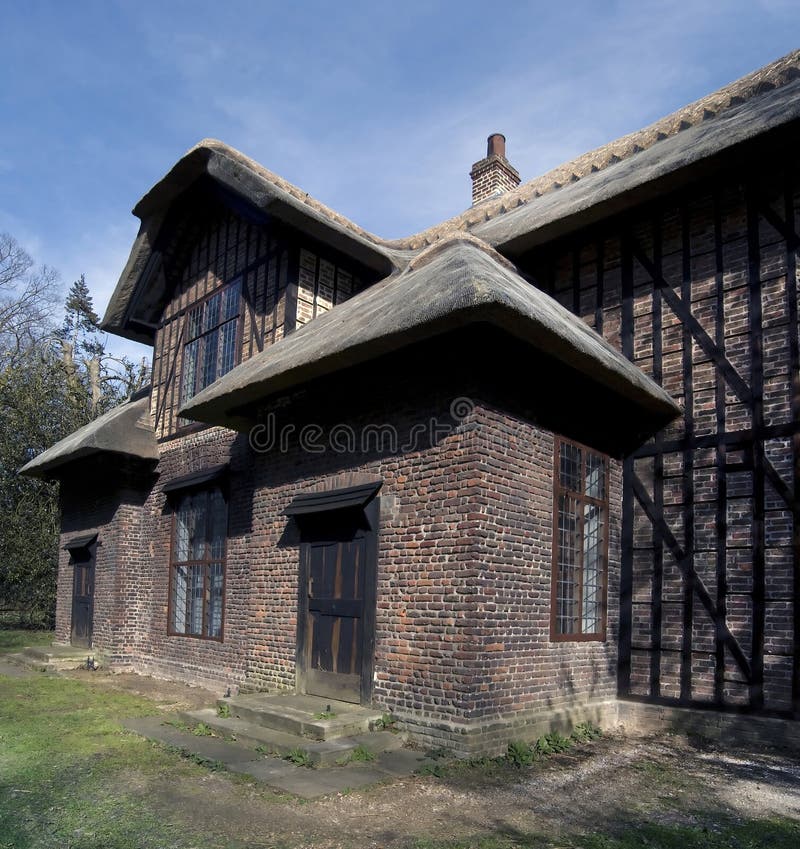 Cottage Della Regina Charlotte Fotografia Stock - Immagine di ...