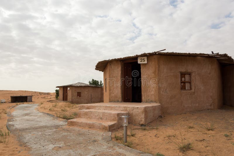 Cottage in a Desert Resourt Stock Photo - Image of desert, isolation ...
