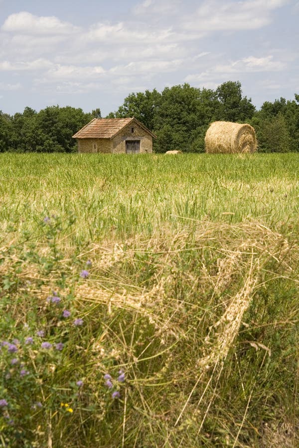 Cottage And Haystack Picture. Image: 5885665