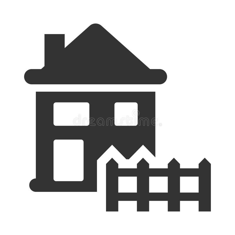 Cottage icon stock vector. Illustration of outdoor, residence - 273799875