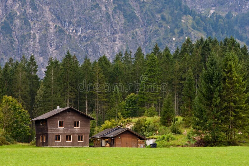 Cottages in Austria stock image. Image of austria, scenic - 9624679