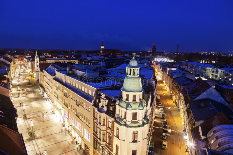 Cottbus, germany stock photo. Image of center, aerial - 11260670