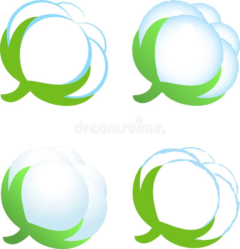 Cotton stock vector. Illustration of material, ideas, crop - 9065213