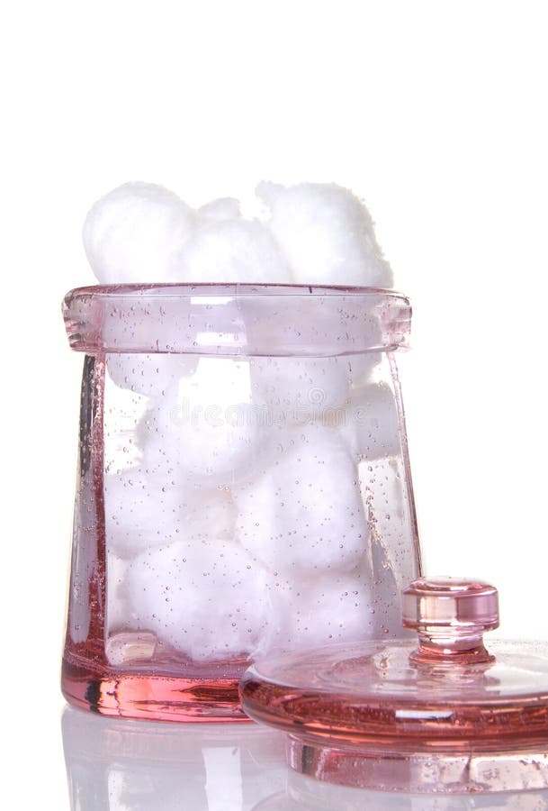 Cotton balls stock photo. Image of cleaning, basket, beauty - 412930