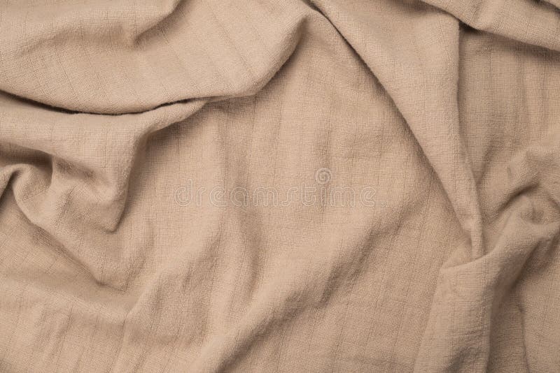 Cotton Beige Fabric Pattern Stock Photo - Image of beige, textile ...
