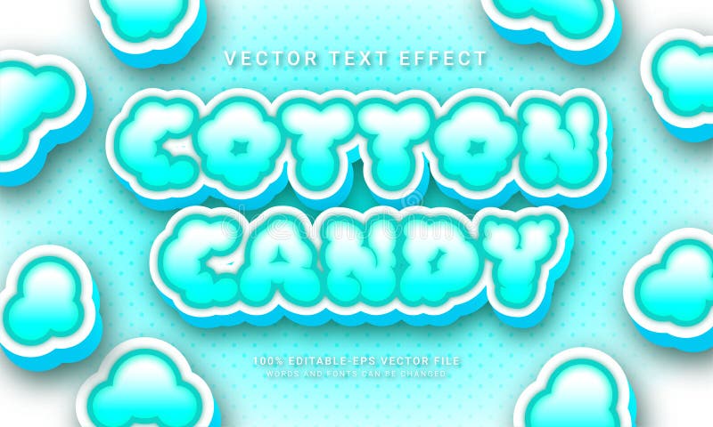 Cotton Candy Font Stock Illustrations – 202 Cotton Candy Font Stock ...