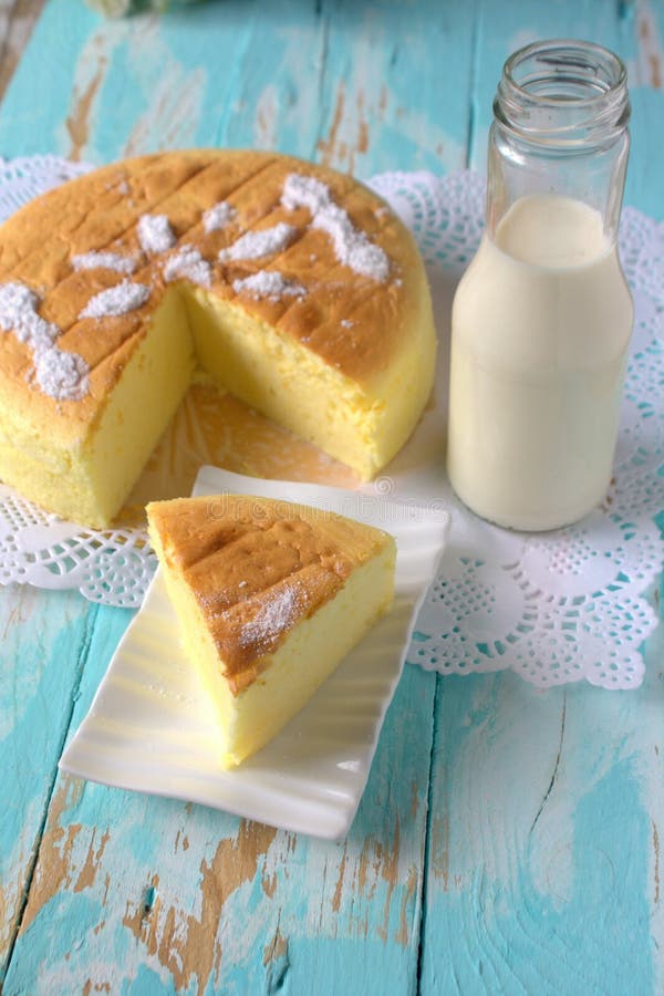 Cotton Cheese Cake stock photo. Image of fluffy, brunch - 87340866