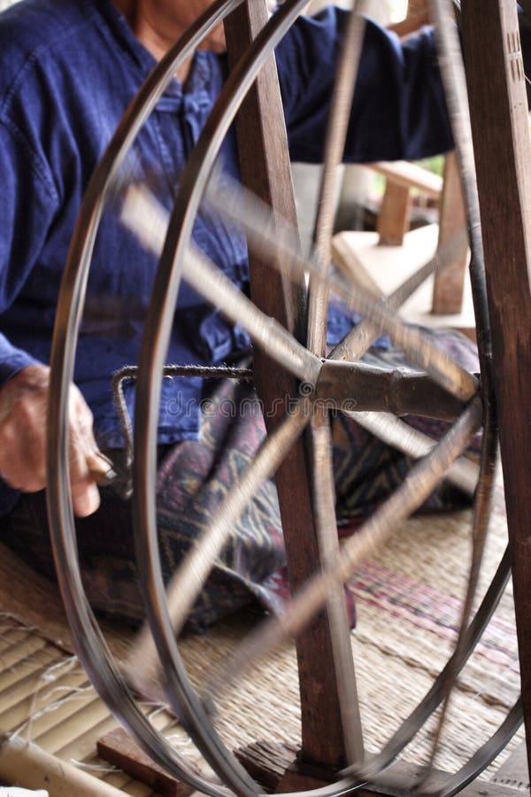 Cotton stock photo. Image of spinning, thread, skill - 37495498