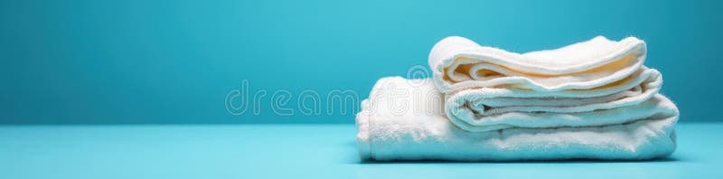 Cotton Cloth, Folded, Natural Light, Blue Backdrop, Element, Folded ...