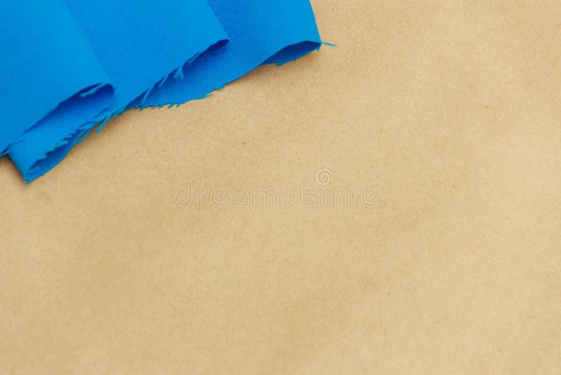 Cotton Cloth on Paper Craft with Copyspace, Sewing Material Stock Image ...