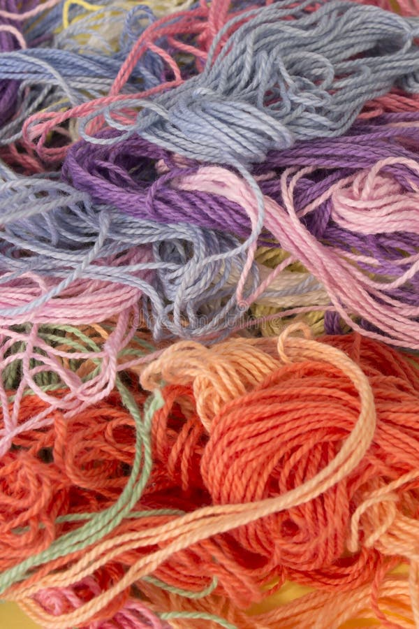 Cotton Embroidery Thread Background Stock Photo - Image of sewing ...