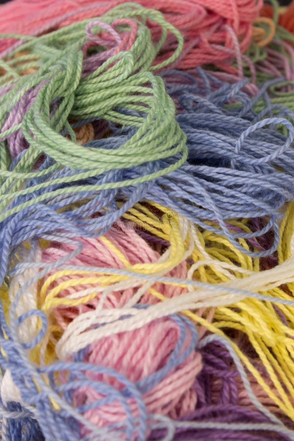 Cotton Embroidery Thread Background Stock Image - Image of pattern ...