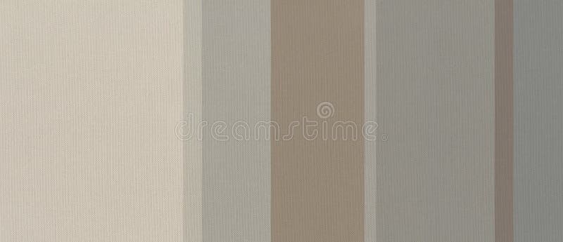 Cotton Fabric Texture Printed with Beige Colored Stripes. Horizontal ...