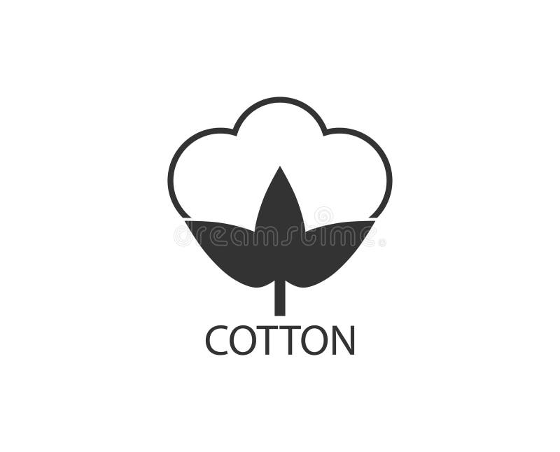 100 Cotton Label. Natural Fiber Sign. Vector Stock Illustration. Stock ...