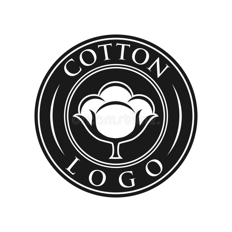 Cotton Logo Vector Design Template Basic RGB Stock Illustration ...