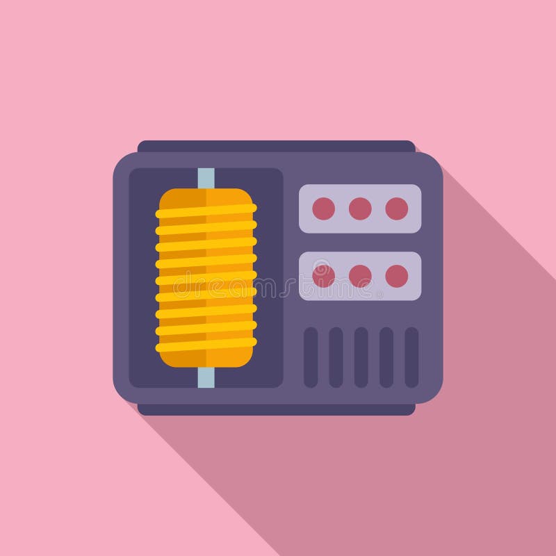 Cotton Machine Icon Flat Vector. Textile Sewing Stock Illustration ...