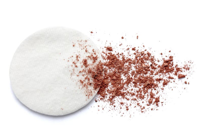 Cotton pad and face powder stock photo. Image of female - 23166240