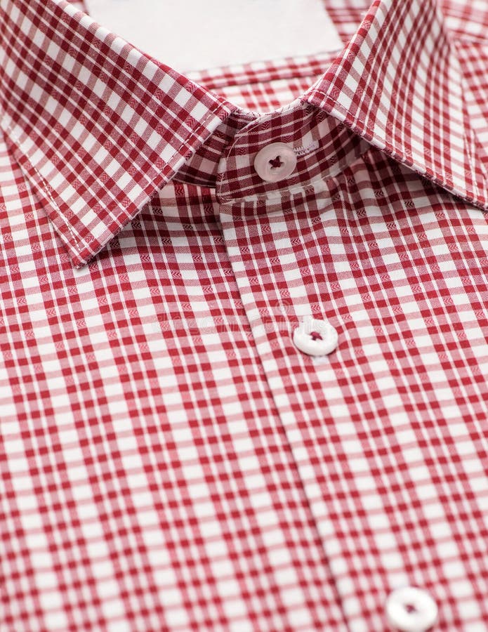Cotton shirt, close-up stock image. Image of clothes - 127721791
