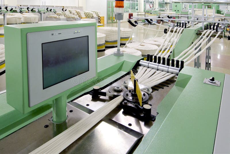 Cotton Spinning Machine_2 stock photo. Image of spinning - 57440138