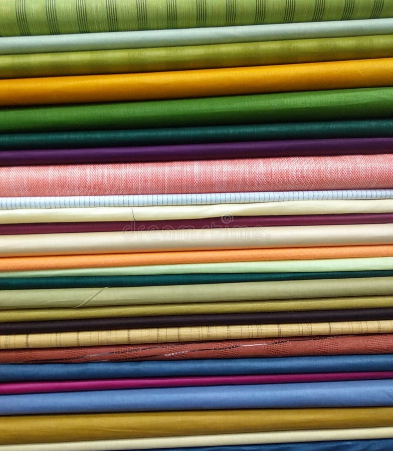 Cotton Textile, Fabic Pattern, Texture Background Stock Image - Image ...