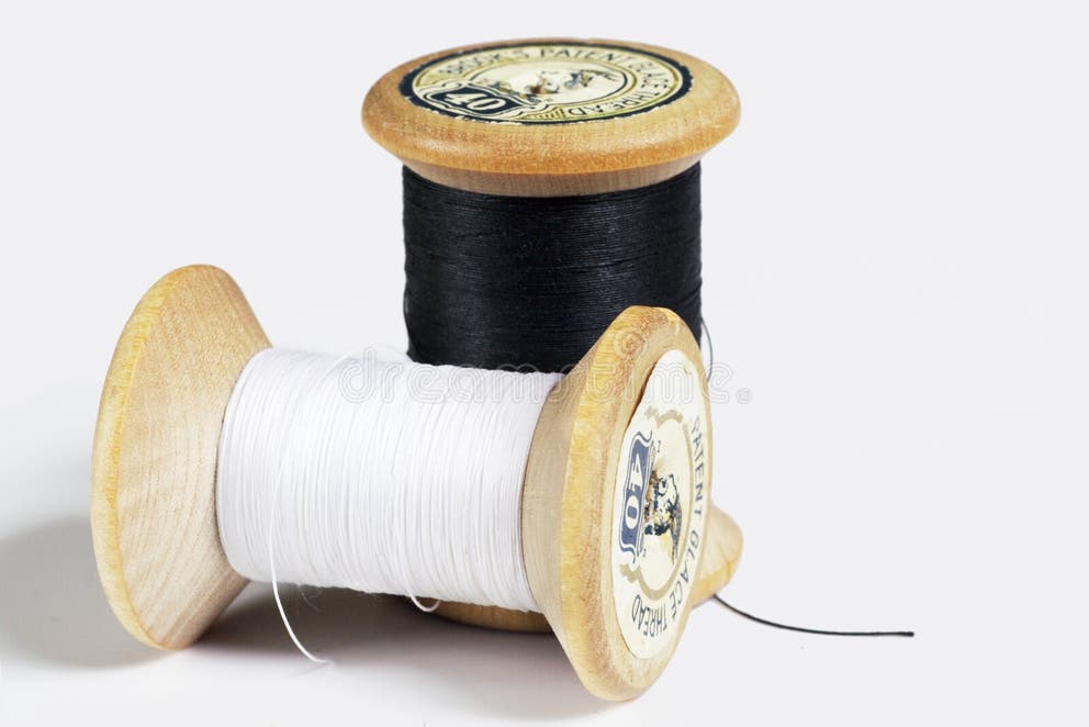 Cotton thread spools stock image. Image of sewing, spool - 1992039
