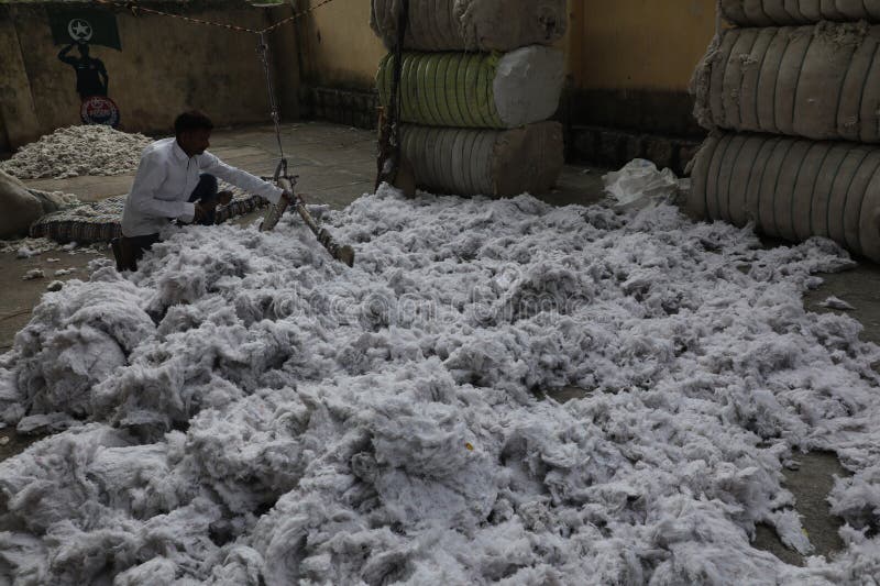 Cotton Waste for Multi Cleaning Purpose Editorial Photography - Image ...