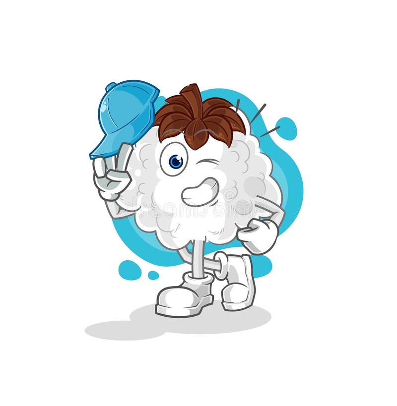 Cotton Young Boy Character Cartoon Stock Vector - Illustration of ...